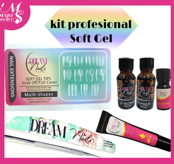 KIT PROFESIONAL SOFT GEL DREAM NAILS – Majo Secret