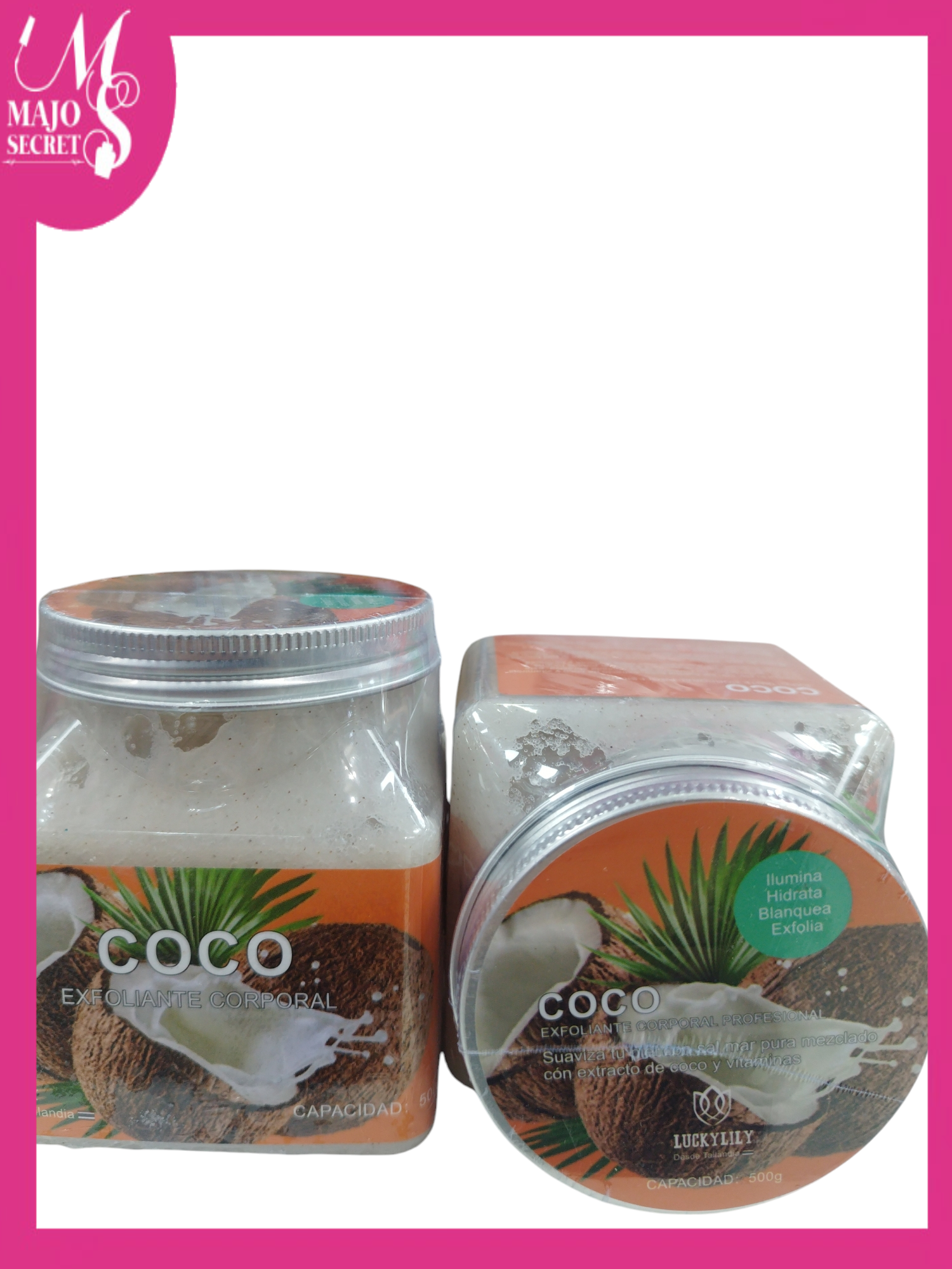 EXFOLIANTE EN SAL LUCKYLYLY COCO 500GR – Majo Secret